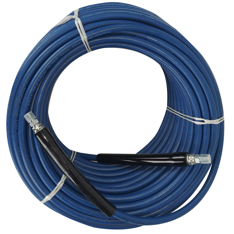 Hydro-Force Pro 4000 Solution Hose 150ft with Male and Female Quick Co ...