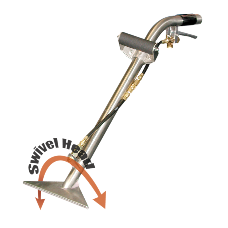 Long Handled Swivel Stair Wand 32" long with 9.5" head