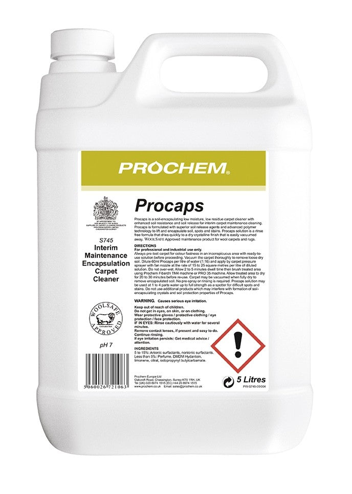 Prochem Procaps Encapsulating Cleaner – Cleanspec Cumbria Limited