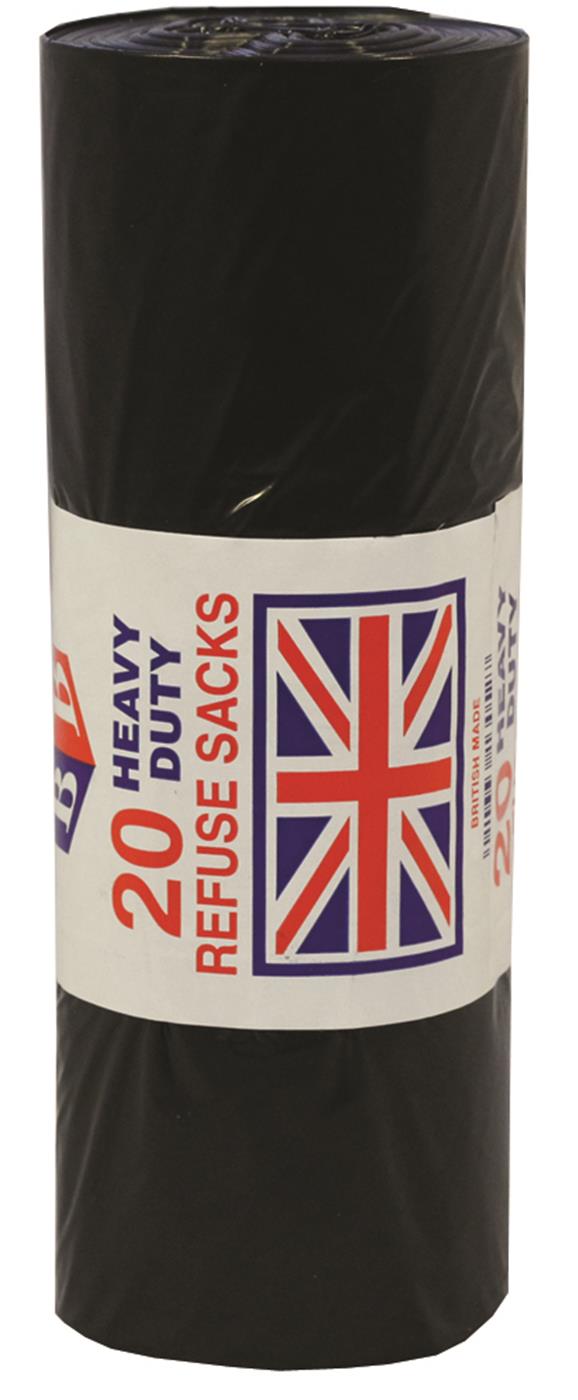 Prem Heavy Duty Black Sacks on a Roll – Cleanspec Cumbria Limited