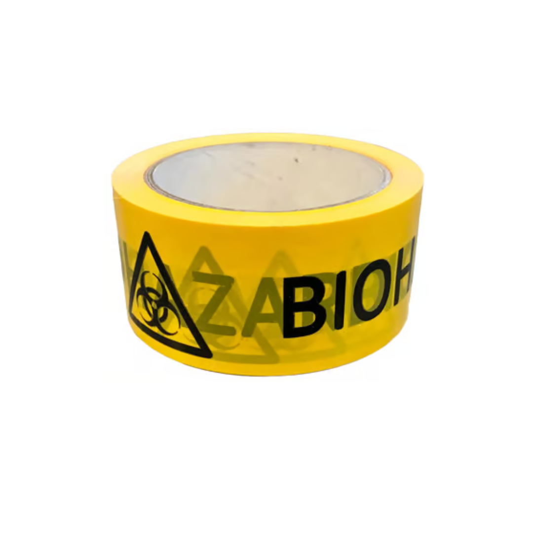 Biohazard Printed Adhesive Tape – Cleanspec Cumbria Limited