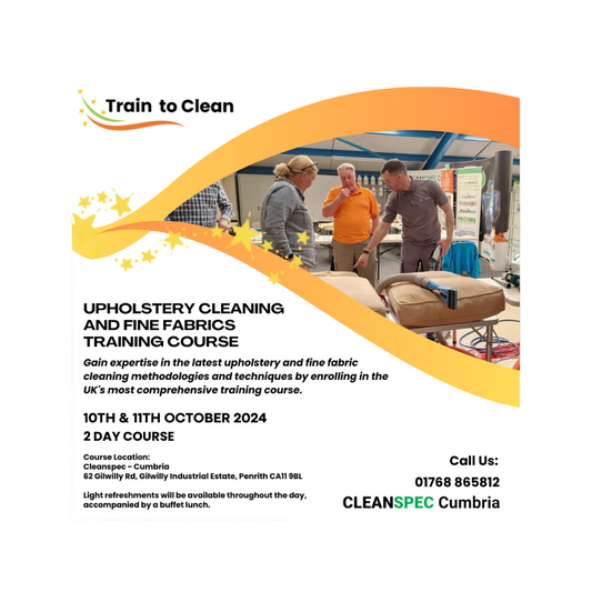 Carpet Cleaning Training Courses – Cleanspec Cumbria Limited
